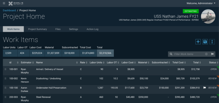 Proposal Estimation Software: Fast & Accurate Pricing Estimation - OAE